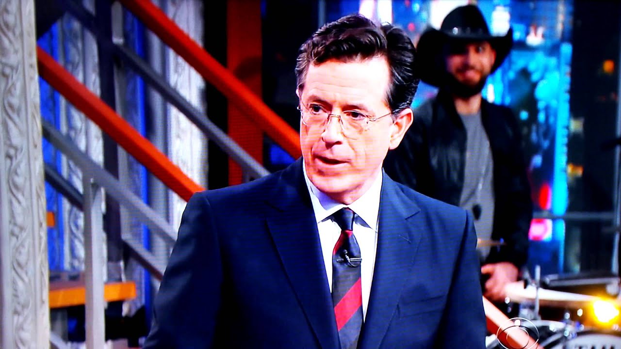 Stephen Colbert funniest late night show 2016 - YouTube