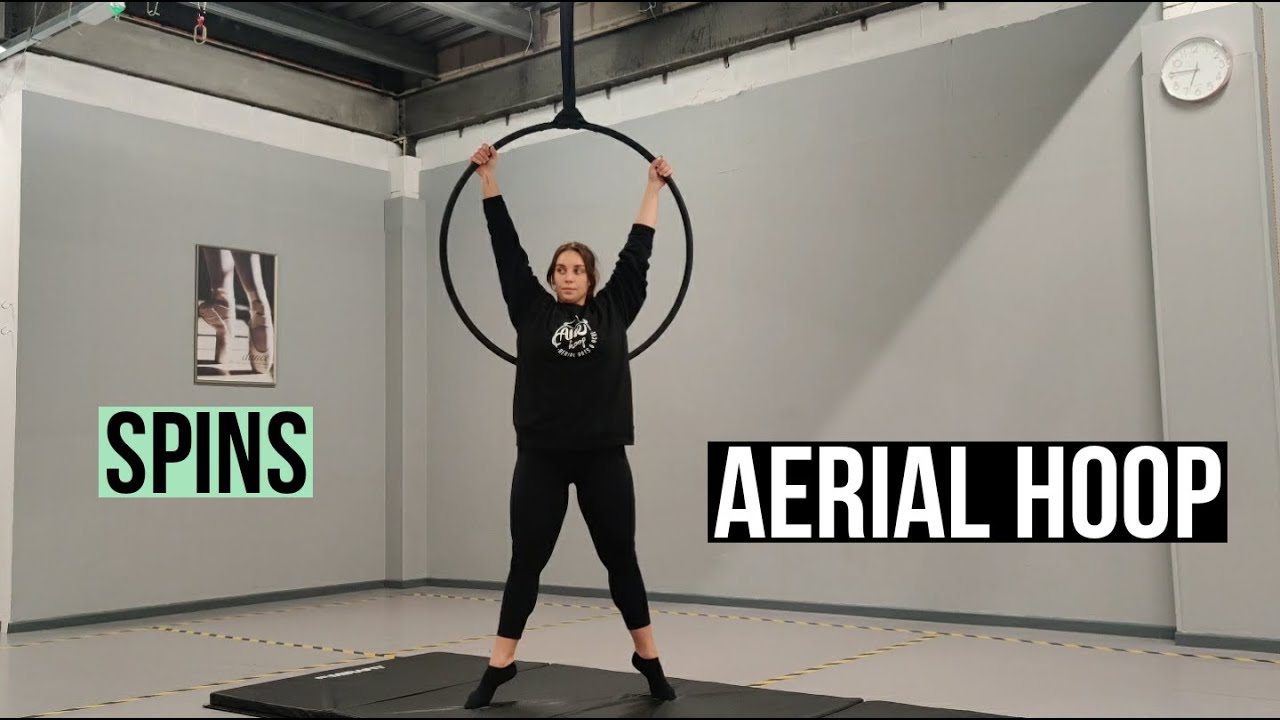 Aerial Hoop Routine Tutorial (Spins) | AIR Hoop - YouTube