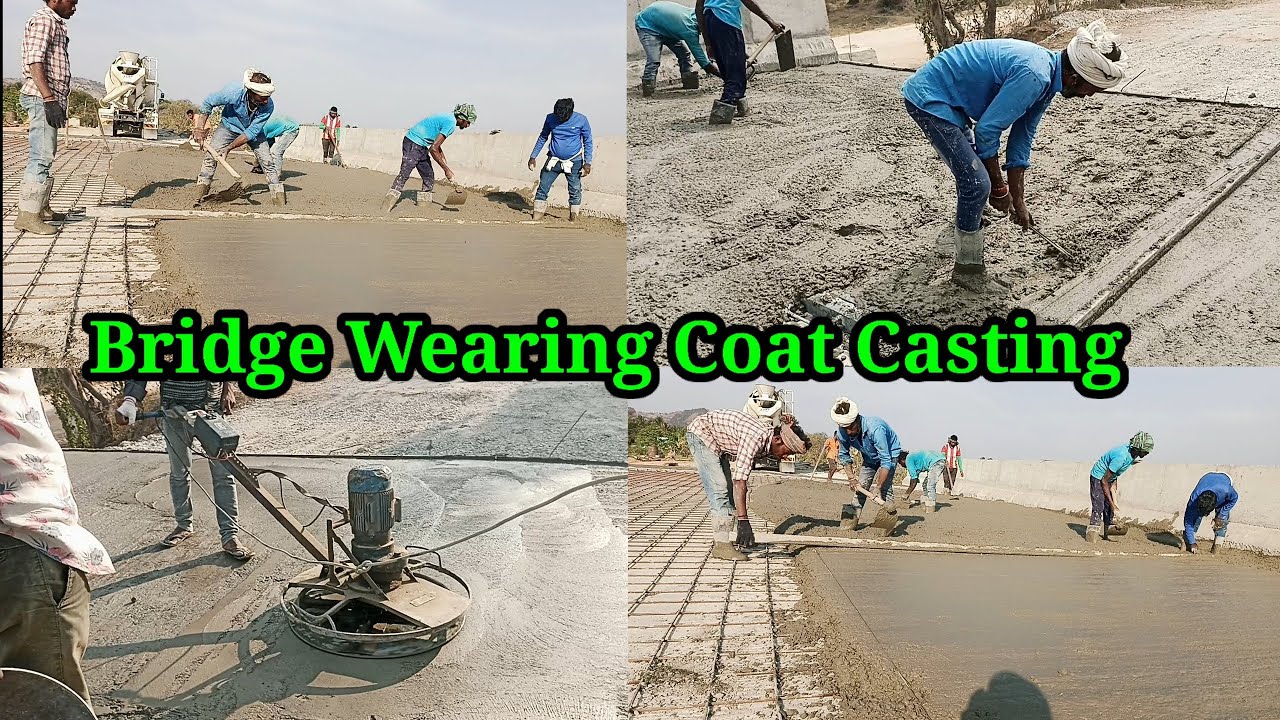 Bridge Wearing Coat Casting Process | Mini Bridge Construction ...