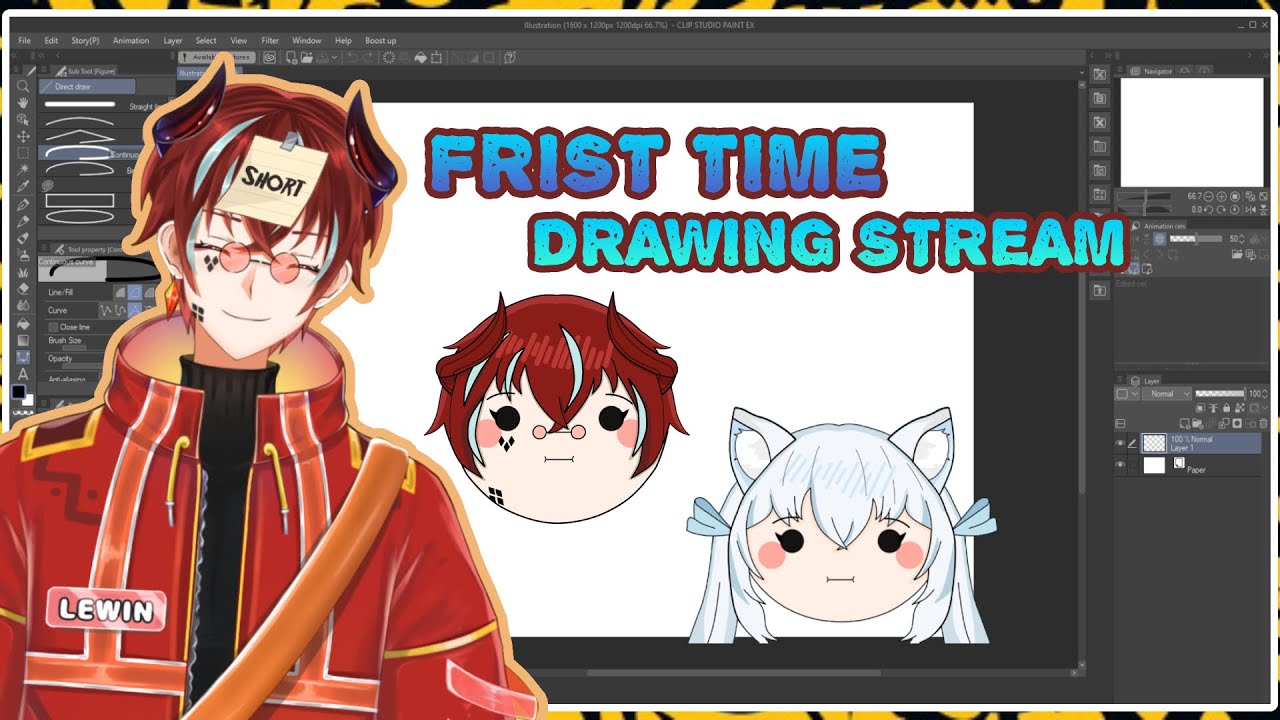 【DRAWING STREAM】Pertama Kali Stream Gambar?【Vtuber Indonesia】 - YouTube