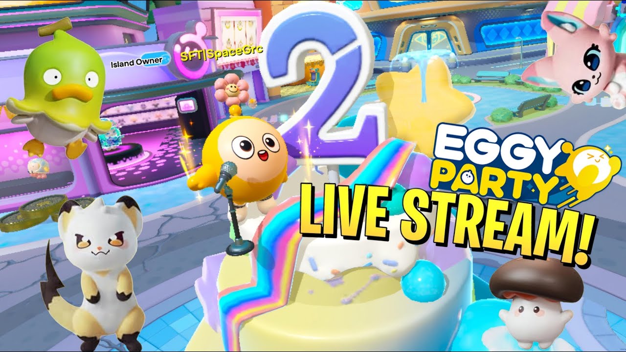 Eggy Party Livestream#74: My Eggy Meets Ebby!! New Updates and Contents ...