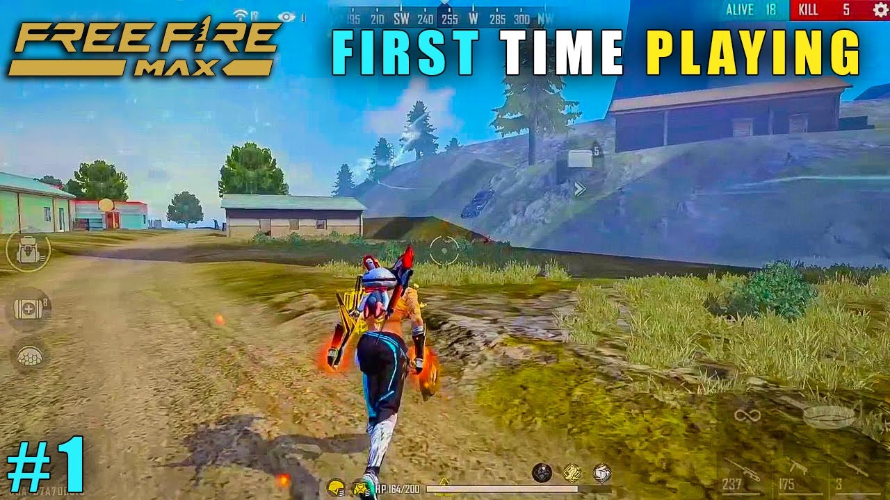 First Time Playing Free Fire Max || Gameplay #1 - YouTube