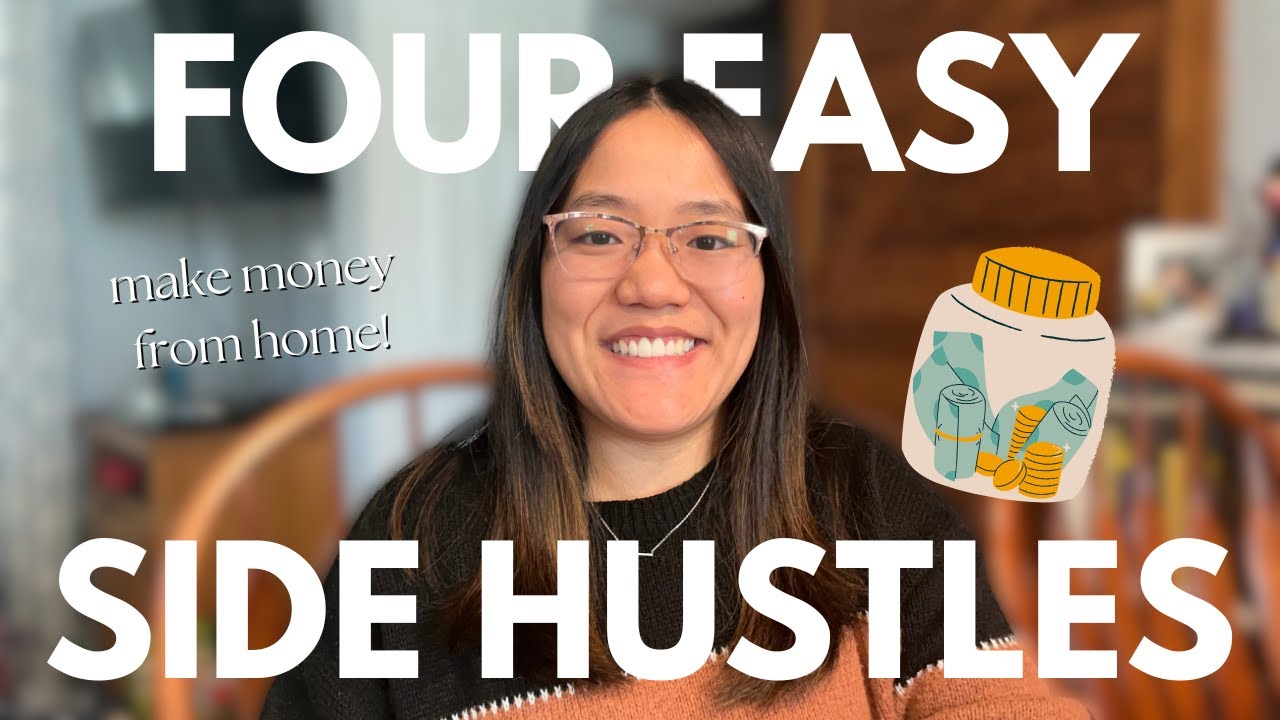 Four easy side hustles you can do from home! | Make some extra money to ...