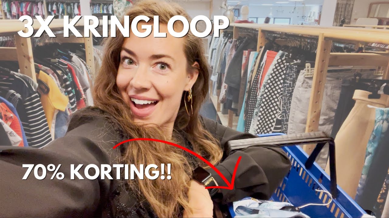 NIEUWE KRINGLOOP + 3 winkels op één DAG // Kringloop show +| shoplog |♥ iamtheknees - YouTube