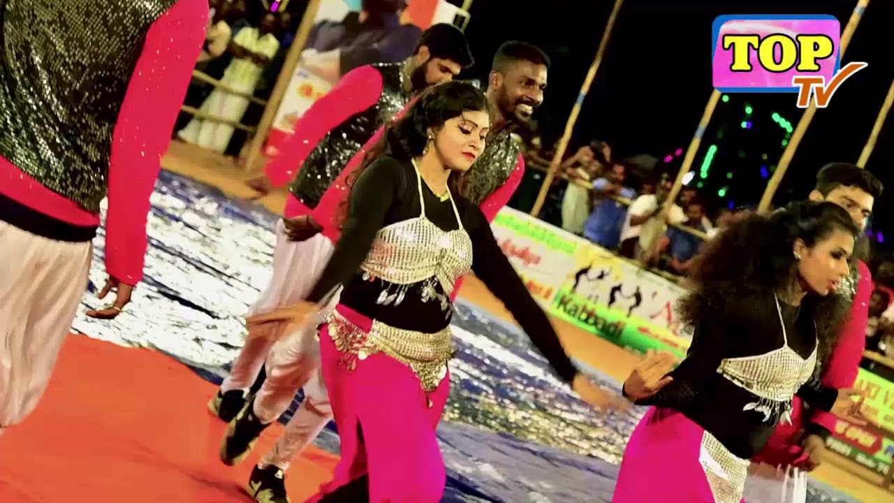 Sivanthipuram Kabadi Tournament Cheers Girls Dance 1 - TOP TV - YouTube