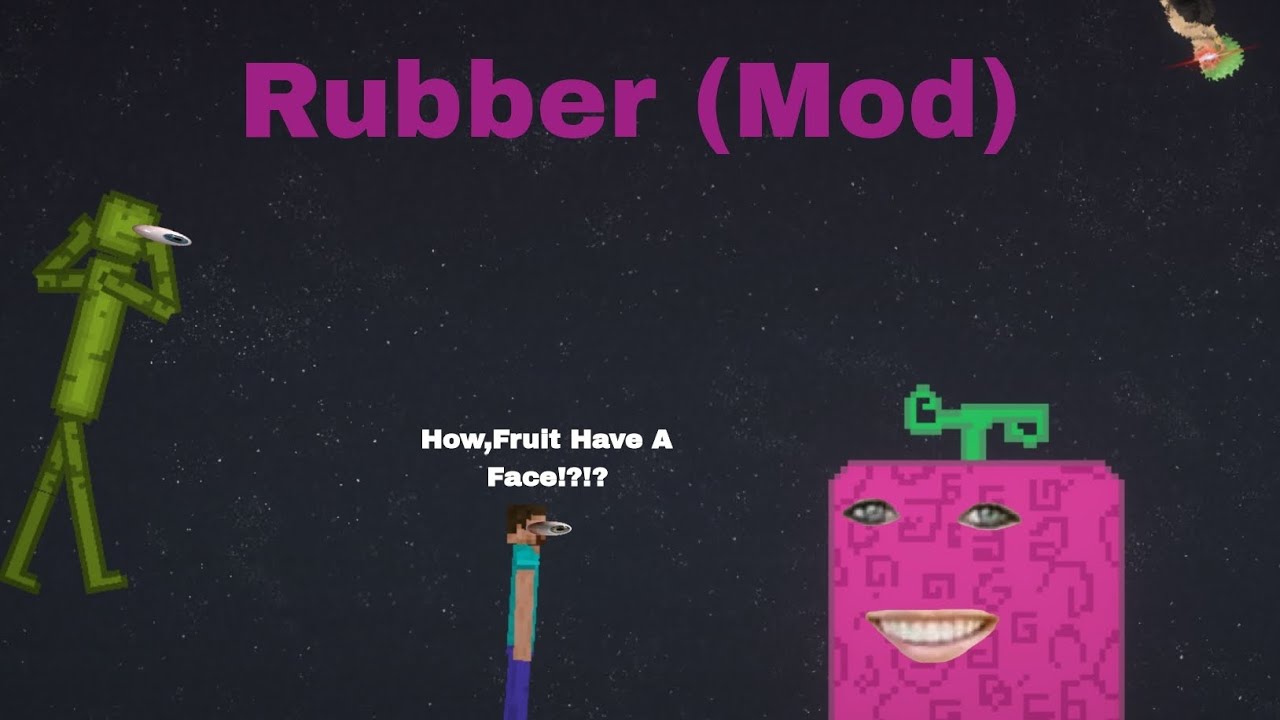 Rubber Fruit (Mod) Melon Playground - YouTube