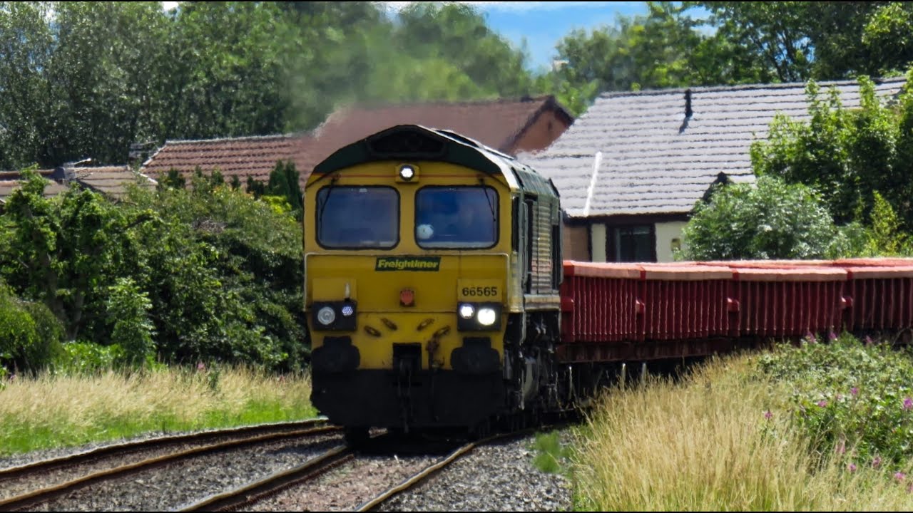 Freightliner Class 66 No. 66565 on 6Y53 Skelton Jn - Crewe Basford Hall ...