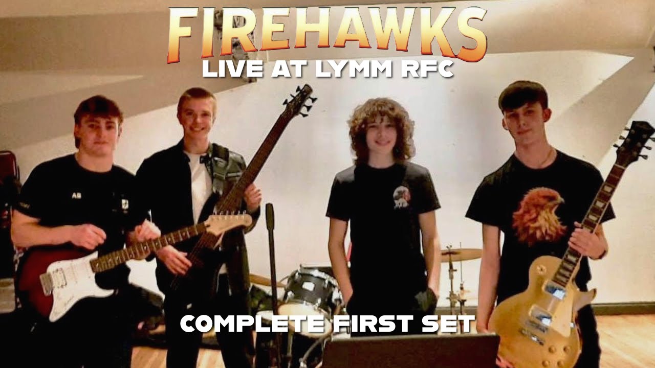 Firehawks live at Lymm Rugby Club | Complete first set - YouTube