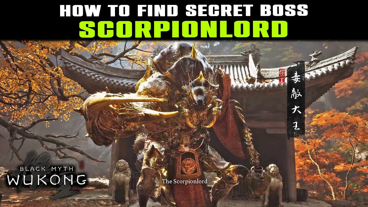 How to Find Scorpionlord SECRET BOSS Location Guide (Complete Path ...