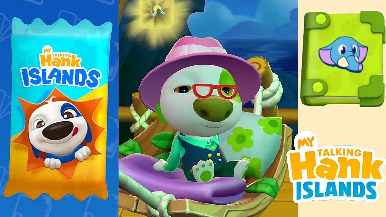 My Talking Hank islands New update New Stickers album Complete Gameplay ...