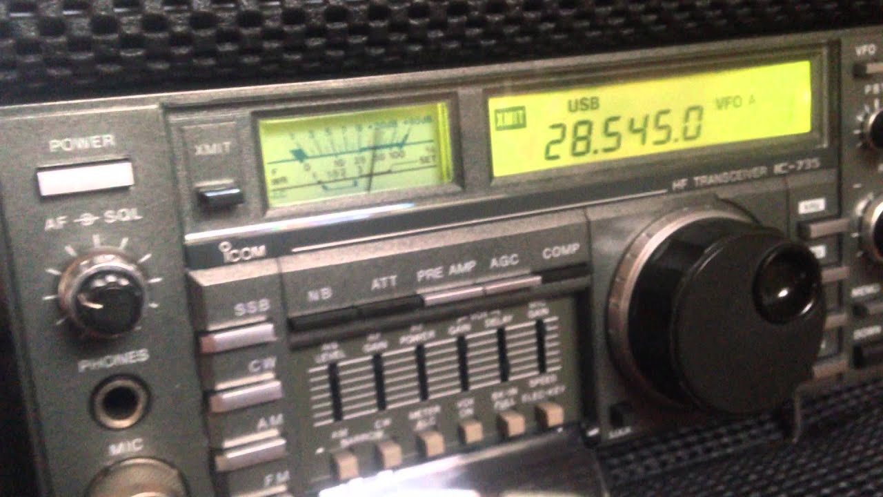 Icom 735 SSB 10M QSO with VU2DSI via long path and zero signal - IW2NOY ...