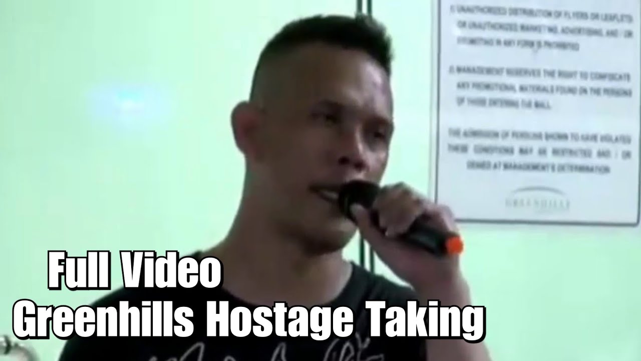 Hostage Taker Alchie Paray Full Statement before the arrest. - YouTube