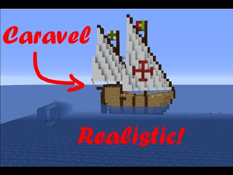 Minecraft Caravel Tutorial (Historically Accurate) - YouTube