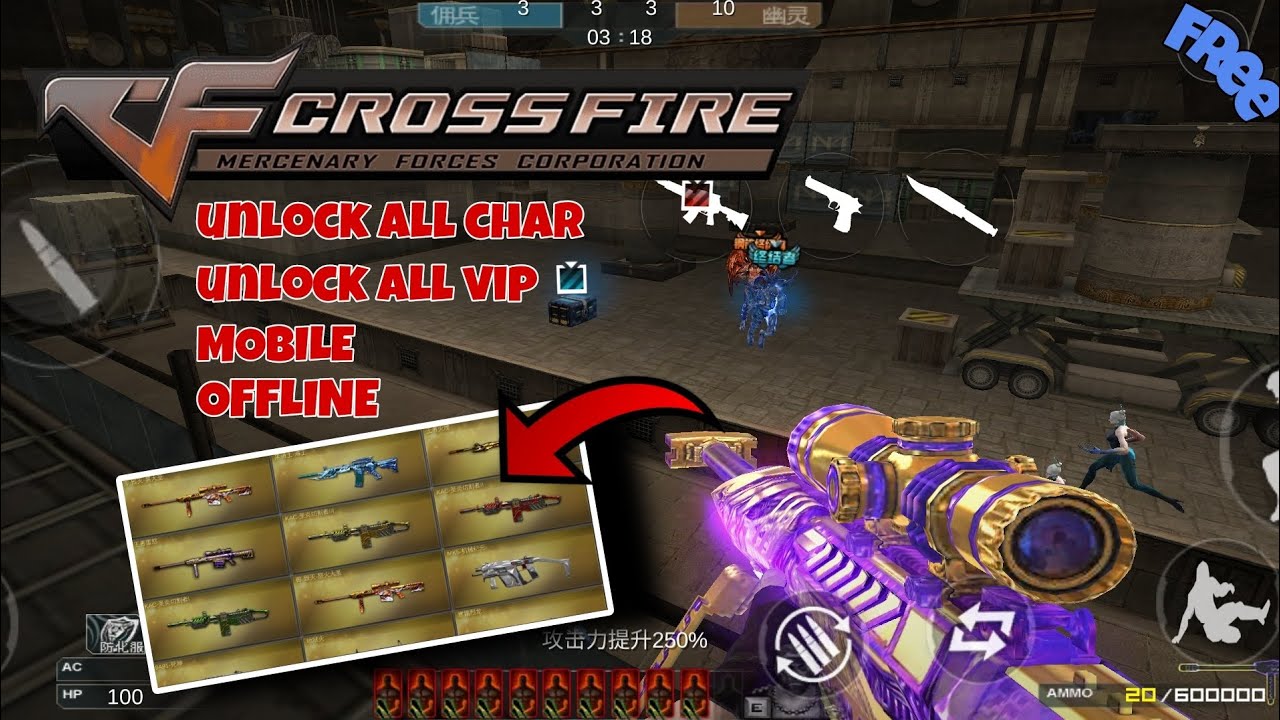 Latest Cross Fire Mobile 2024 Download| Unlock All V.I.P | Unlock All ...