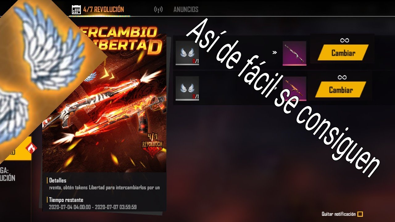 Como Conseguir Las Alas En Free Fire |YAN L| - YouTube