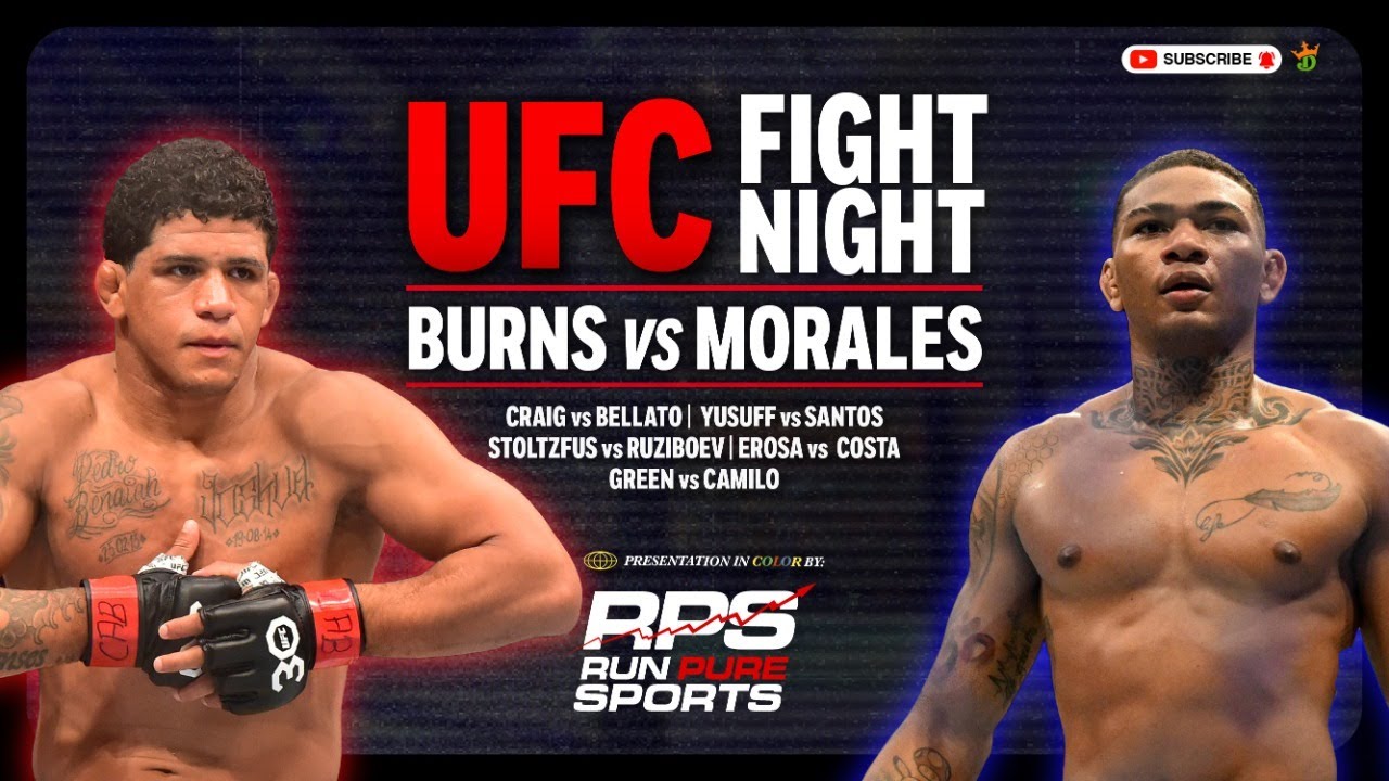 MMA DFS & Bets | BURNS vs MORALES | 5/17 - UFC Fight Night - YouTube