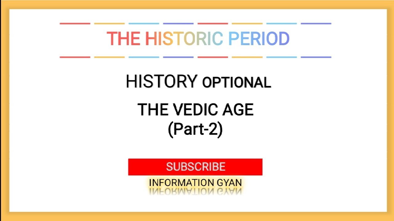 |The Vedic Age_Aryans | Part-2 | History Optional | Competitive Ancient ...