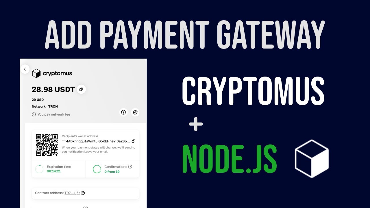 Integrate Crypto Payments in Your App | Cryptomus API + Node.js Tutorial - YouTube