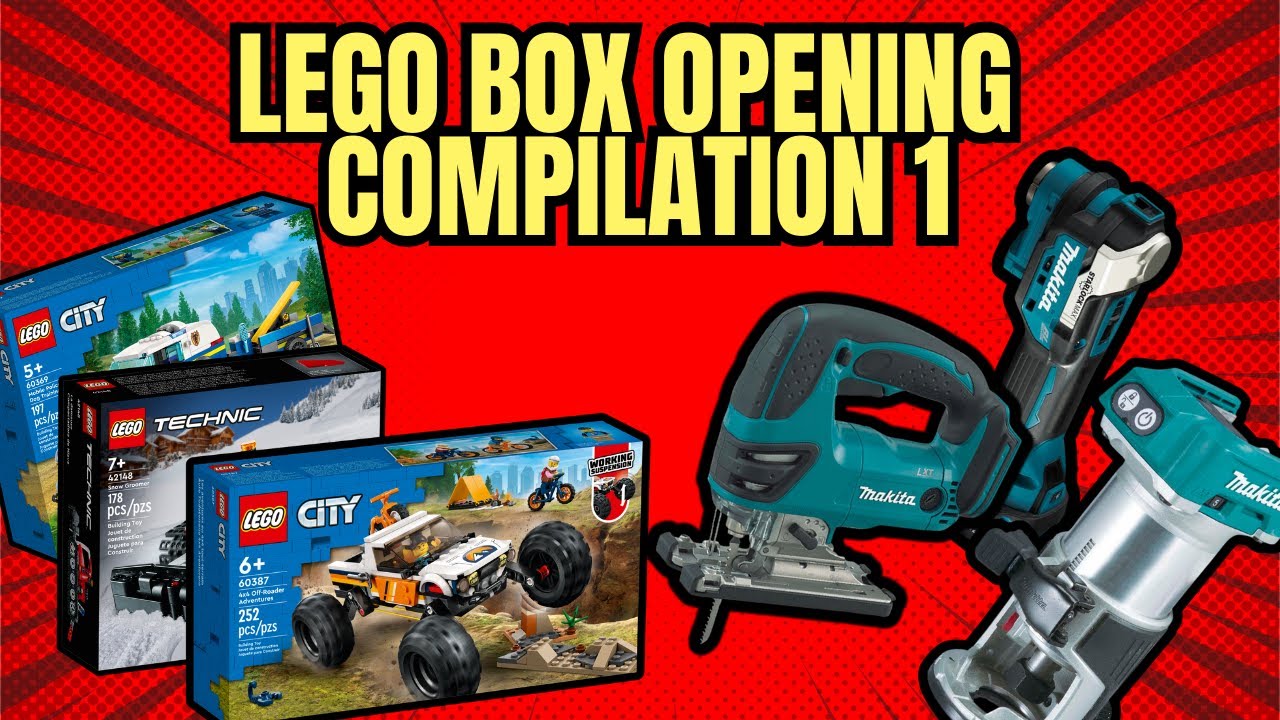 Ultimate LEGO Box Openings with Makita Power Tools! 🛠️🎁 | Circular Saw ...