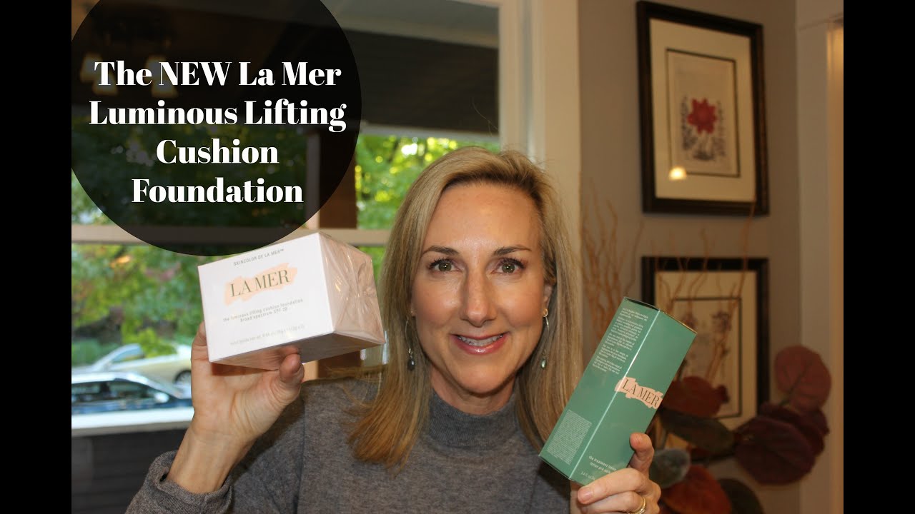 New La Mer Luminous Lifting Cushion Foundation SPF 20 + Unboxing and ...