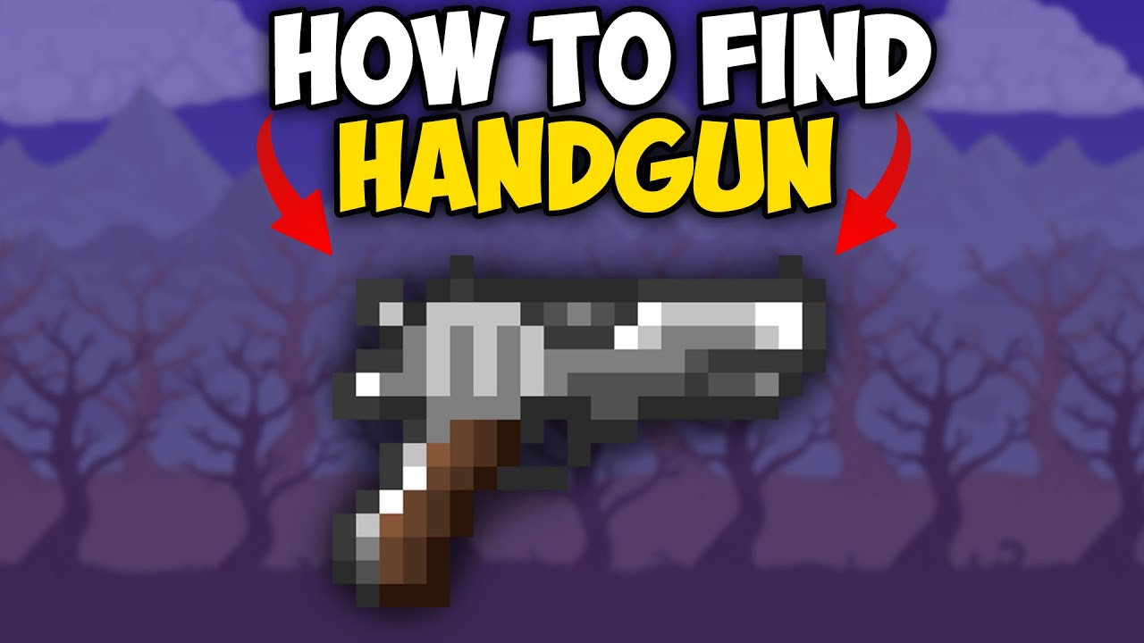How To Get Handgun in Terraria | Terraria Handgun 1.4.4.9 - YouTube