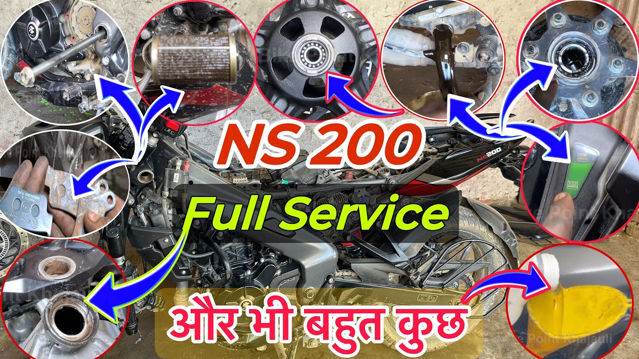 Pulsar NS 200 full service full detail, NS 200 new model full service ...