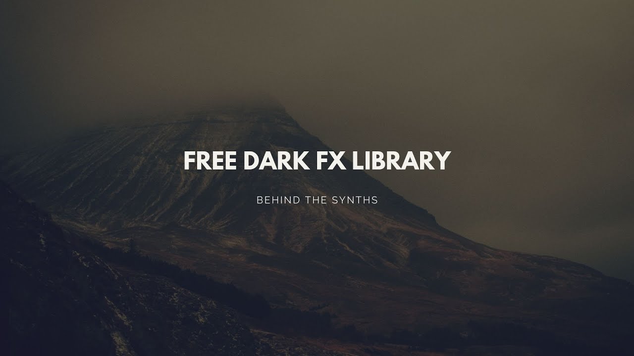 Free Dark And Experimental Sound Library || Free Dark Ambient Sounds ...