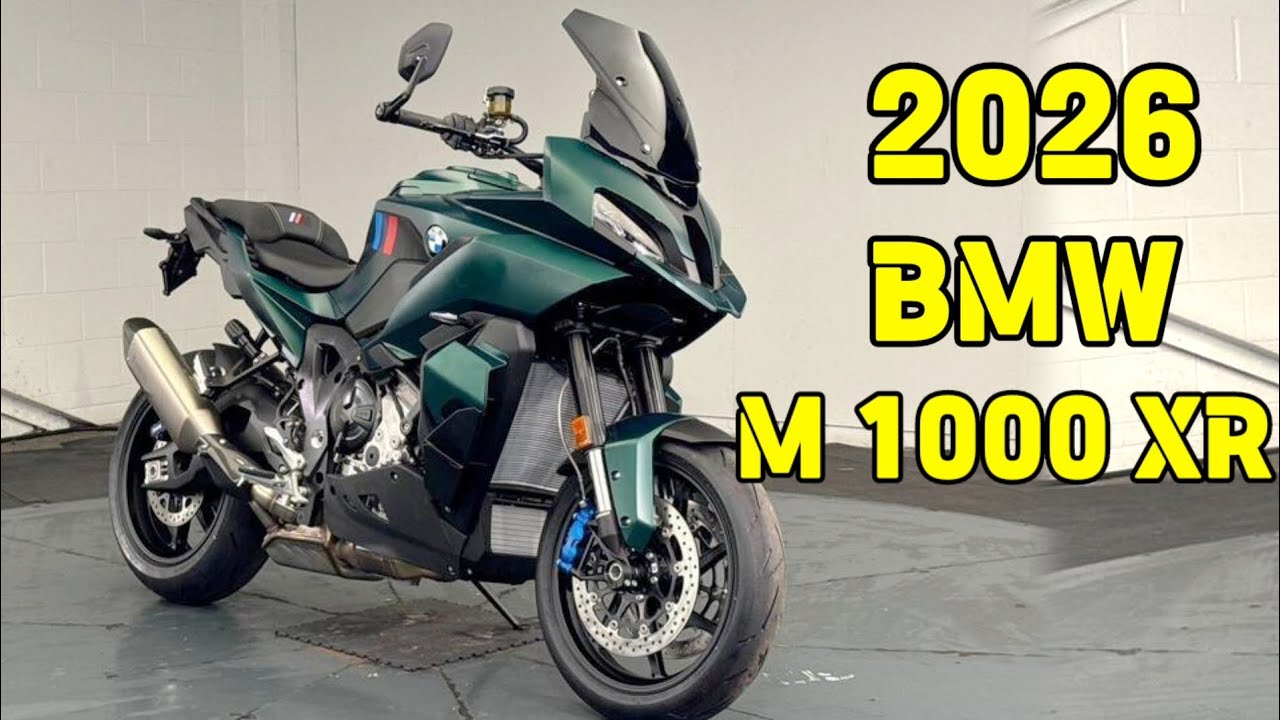 2026 BMW M 1000 XR Aurelius Green Metallic Mate - YouTube