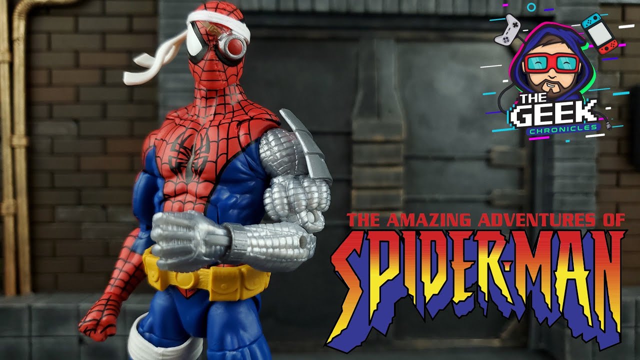 Cyborg Spider-Man Marvel Legends Marvel Comics Review en Español - YouTube