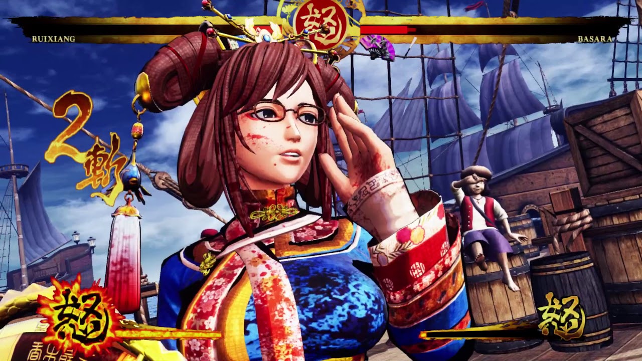 Samurai Shodown (2019) Wu-Ruixiang (DJ) vs. Basara (Falconette) [FT3 ...