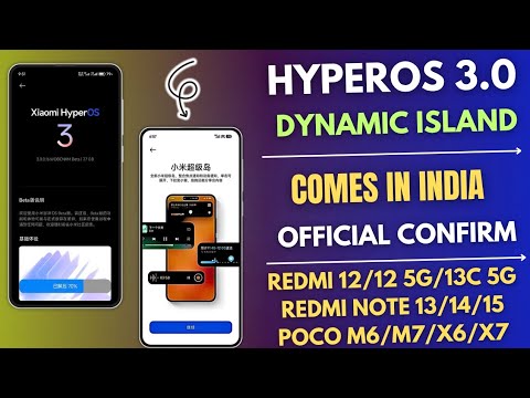 OMG HyperOS 3.0 Dynamic Island Comes in India Official Confirm, HyperOS ...