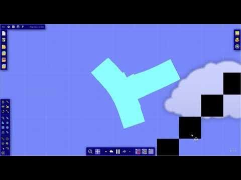 Softbody "T" Pentomino in Algodoo - YouTube