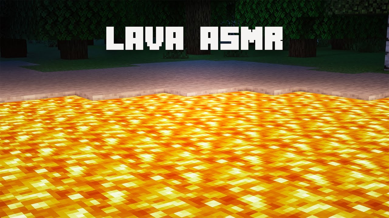 Minecraft Lava ASMR - 1 Hour Minecraft ASMR To Fall Asleep To - YouTube
