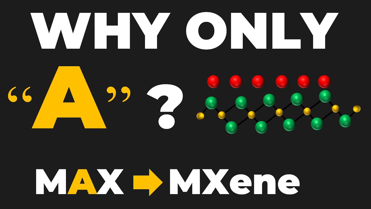 MAX Phases: Why A Layer can be removed?| How MXenes are Formed? - YouTube
