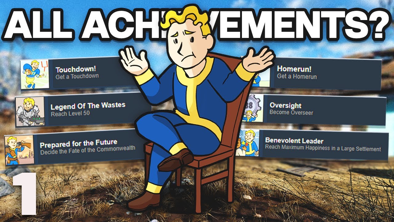 Every Fallout 4 Achievement in One Sitting - Part 1 - YouTube