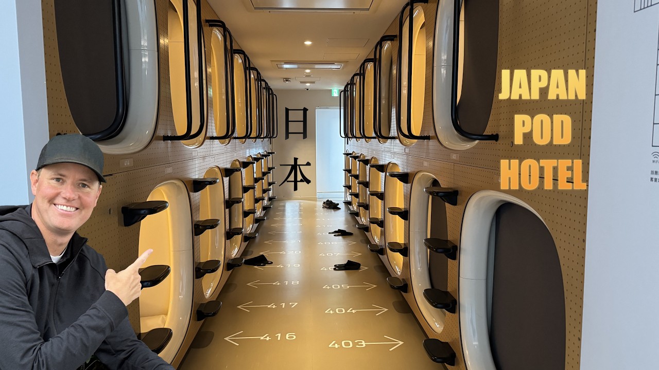 TOKYO CAPSULE HOTEL TOUR! - YouTube