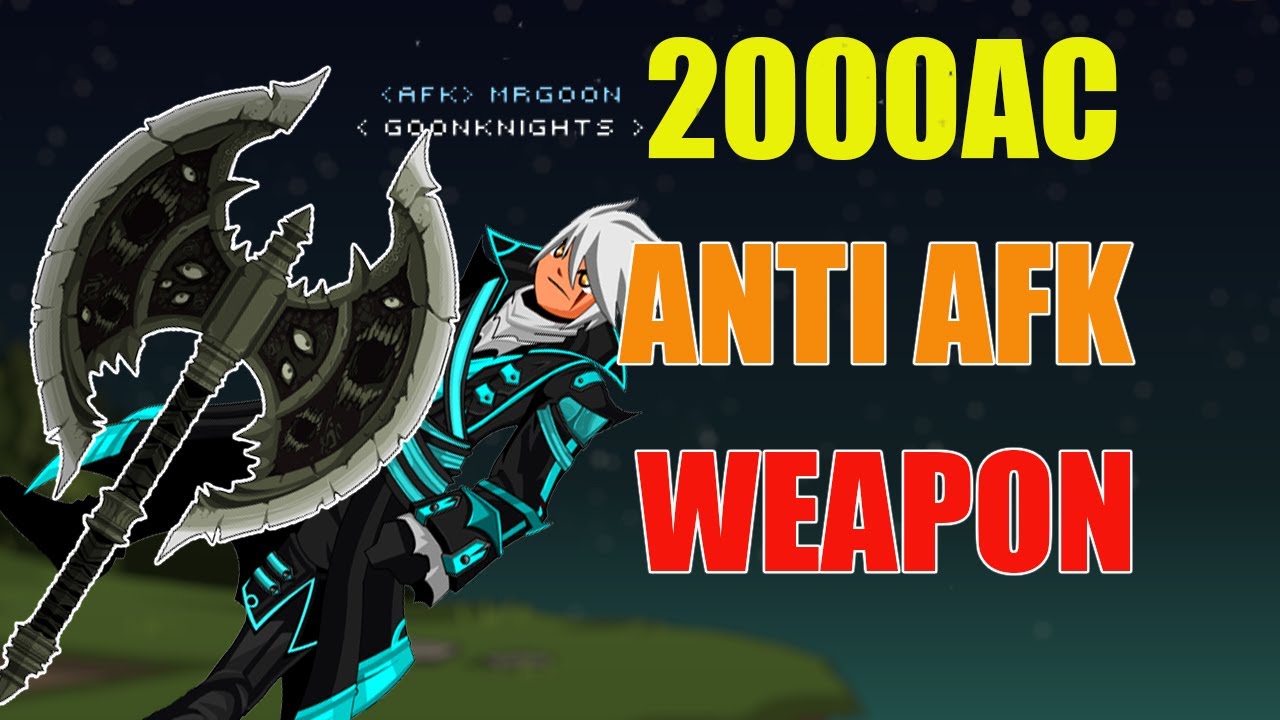 AQW 2000Ac's Weapon One Hits AFK Players! | Featuring Old Goon - YouTube