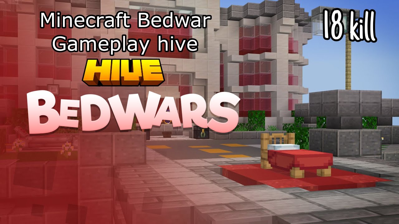 Minecraft hive bedwars with 18 kill [RahatCrafter] - YouTube
