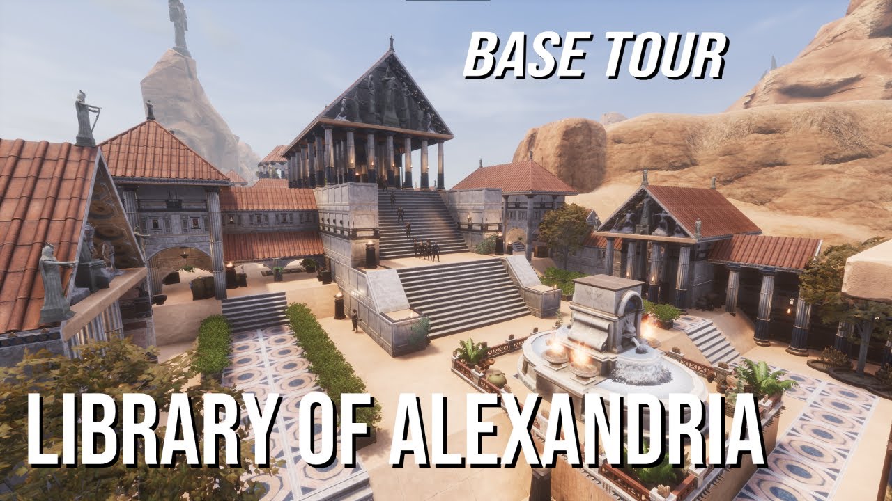 Conan Exiles: Library of Alexandria - Anniversary Building Competition ...
