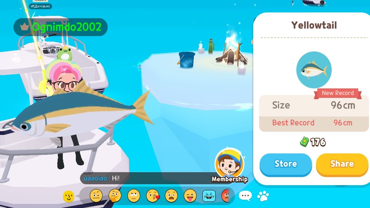 Play Together Fish: Yellowtail (new record) - YouTube