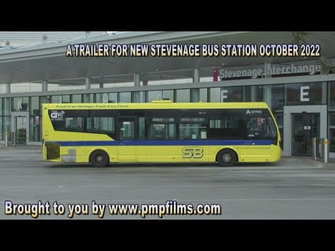 4942 STEVENAGE NEW BUS STATION FILMED OCT 2022 BY DAVE SPENCER OCT ...