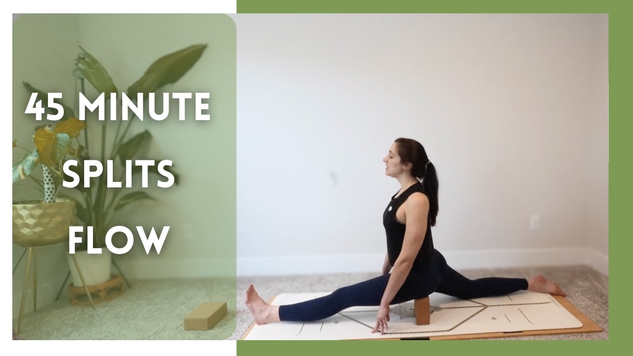 Hamstring Stretch Yoga Flow | 45 Minute Deep Flexibility Practice - YouTube
