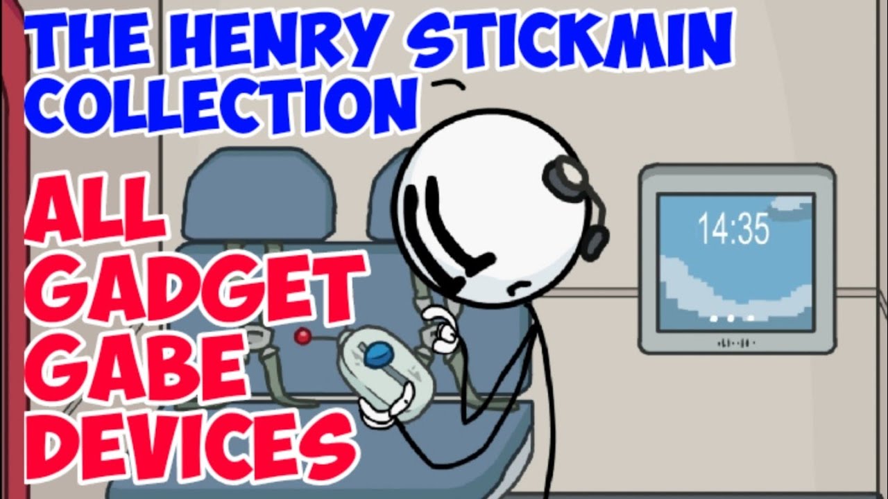 The Henry Stickmin Collection: All Gadget Gabe Devices - YouTube