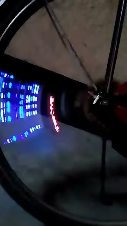 DIY Arduino Bicycle POV Display - YouTube