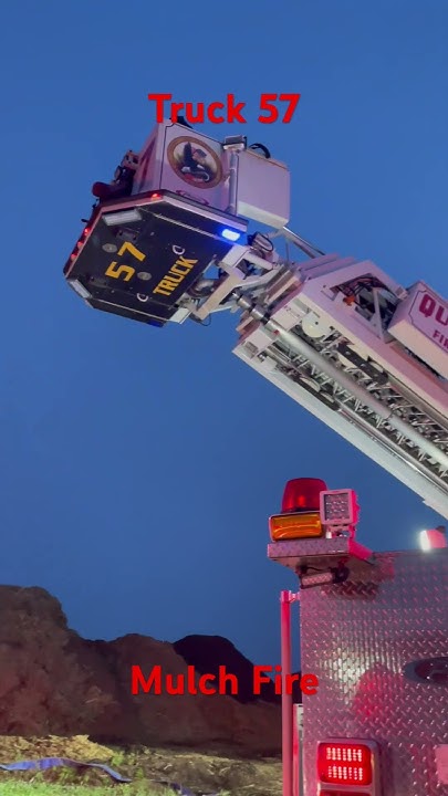 Truck 57 at a Mulch Fire #goprohero8 - YouTube
