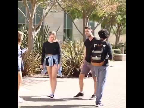 Kissing prank in public by playing game to quick kiss  #shorts