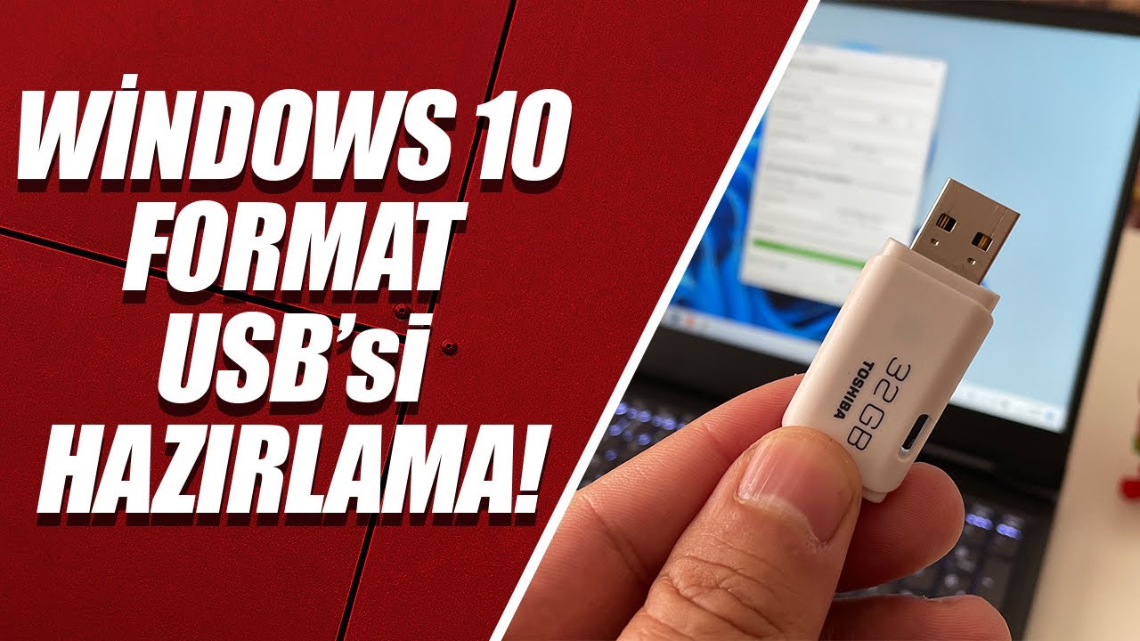 Windows 10 Format USB'si Hazırlama [REHBER] - YouTube