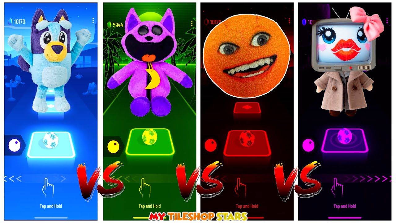 Bluey Bingo & Smiling Critters & Annoying Orange & TV Woman exe.🏆 Who ...