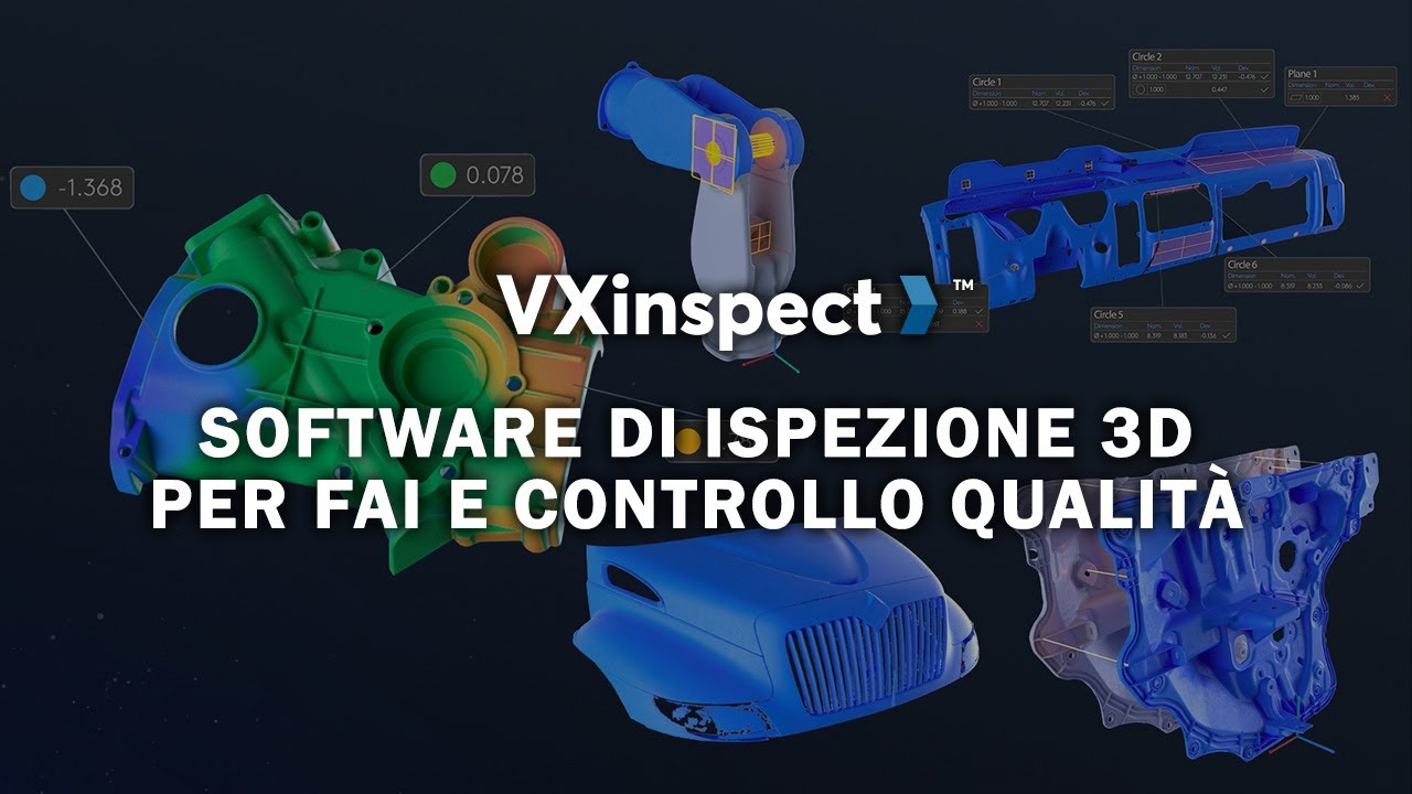 Software di ispezione 3D per FAI e controllo qualità - VXinspect di Creaform - YouTube