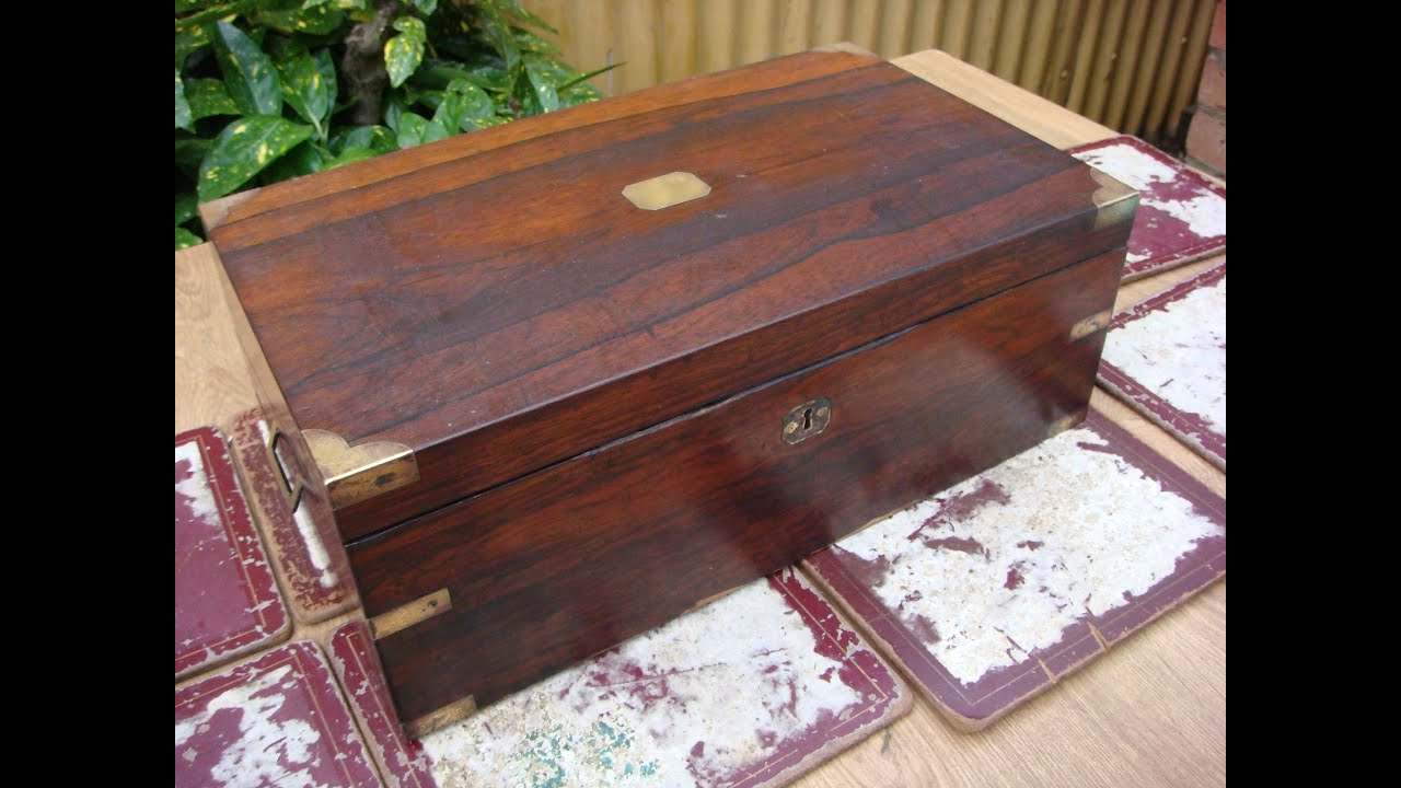Vintage Writing / Writing Slop Box For Restoration Spare To Repair See ...